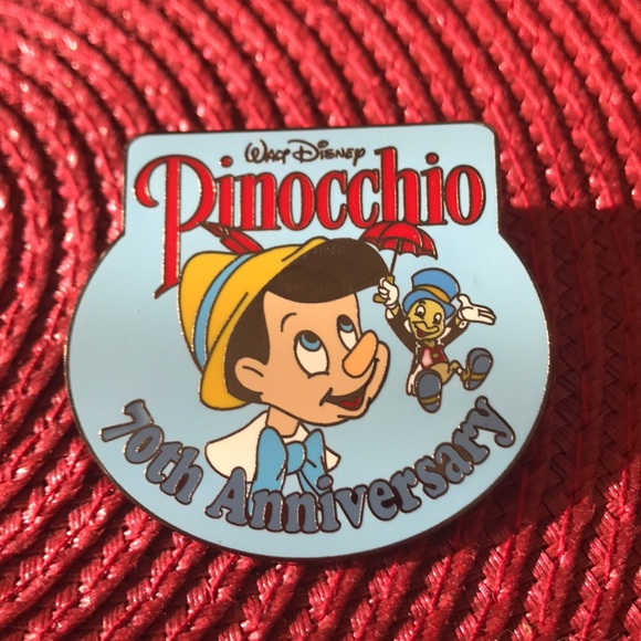Disney | Other | Disney Jumbo Pinocchio Pin | Poshmark